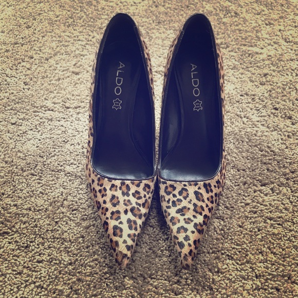 Aldo | Shoes | Aldo Leopard Print Stilettos | Poshmark